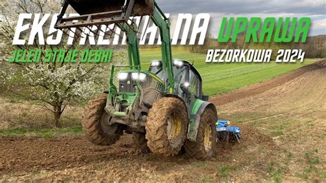 Ekstremalna Uprawa Bezorkowa John Deere Staje W Miejscu Bagno