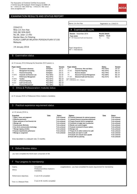 Reportgenerator Acca Result Pdf