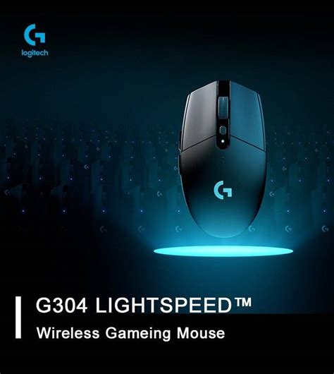 Logitech Lightspeed G304 Wireless Gaming Mouse Hero Sensor 12000dpi Leyjao Pk