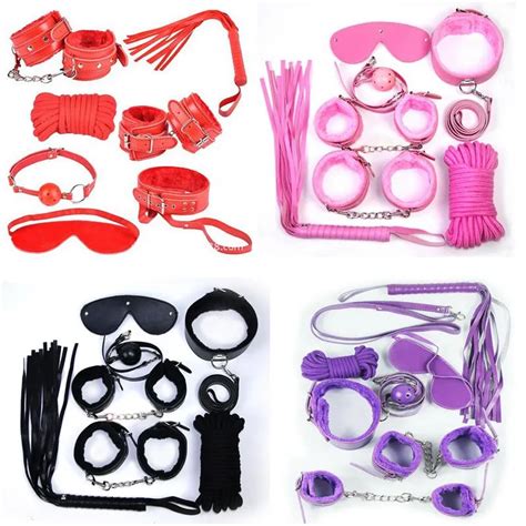 Bondages Set Kit De Bondage Set Fétiche Bdsm Jeu De Rôle Menottes