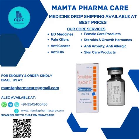 Gemtaz 200mg Injection At ₹ 1500 Vial In Nagpur Id 2854221705830