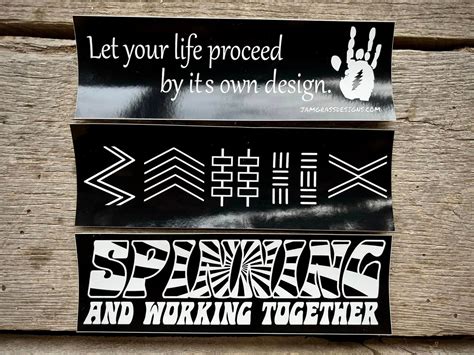 New Bumper Sticker Singles And 3 Packs Jamgrass Designs