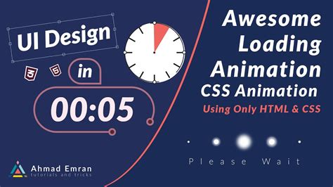 Awesome Loading Animation Css Animation Using Only Html And Css In 5 Minutes Tutorial Youtube