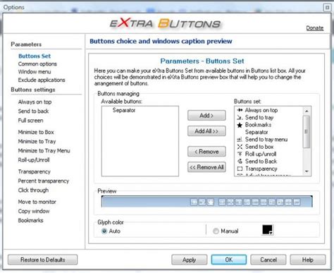How To Add Additional Buttons To Window Title Bar In Xpvista78