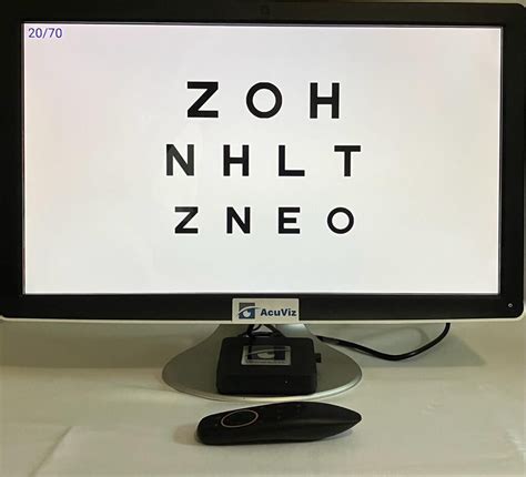 New Eyetek Snellen Eye Chart Visual Acuity System Vision Screener For