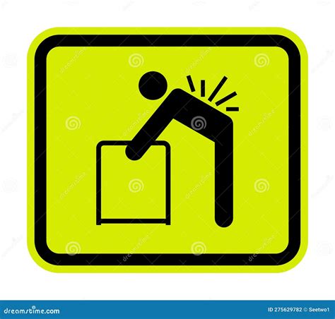 Lifting Hazardmay Result In Injury See Safety Manual For Lifting