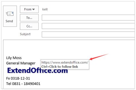 How To Add Image With Link In An Outlook Signature