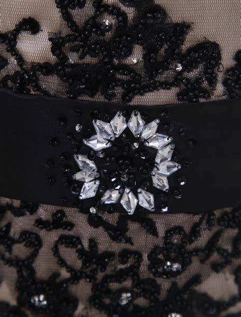 Lace Applique Black Wedding Dress Mermaid Illusion Neckline Satin Sash