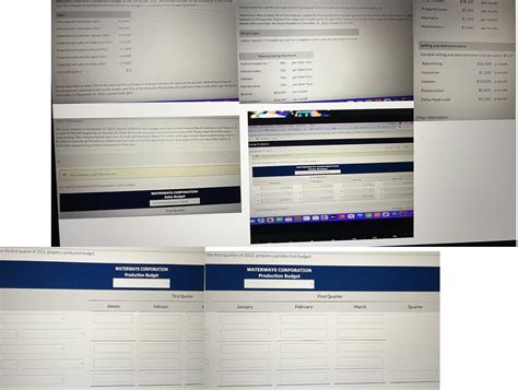 Solved Need Help Creating The Production Budget Chegg
