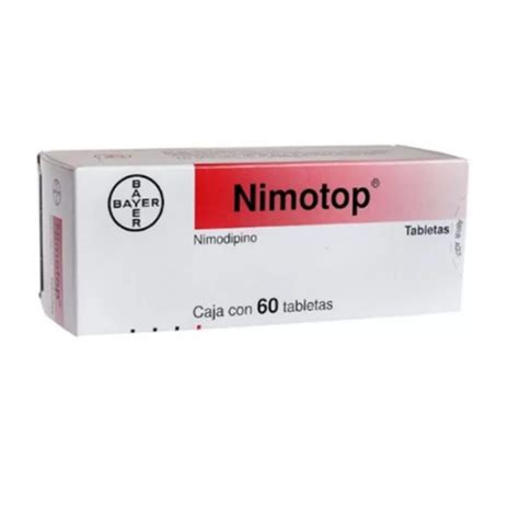 Nimotop 30 Mg Caja X 60 St Sistema Cardiovascular
