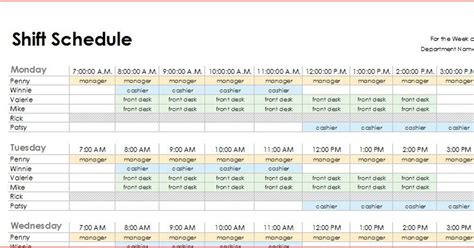 How To Make A Schedule In Excel EHow UK