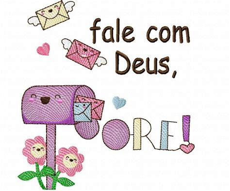 Matriz Bordado Mensagens De Fé