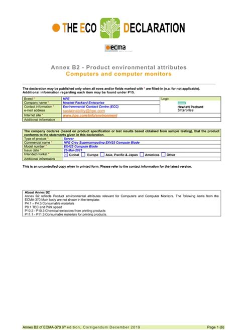 Hpe Cray Supercomputing Ex425 Compute Blade