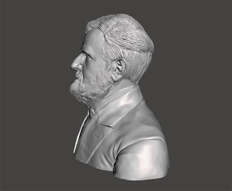 3d File 3d Model Of Ulysses S Grant High Quality Stl File For 3d Printing Personal Use 📁・3d