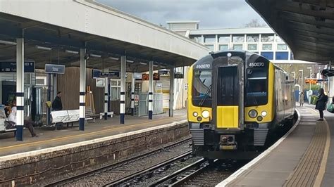 Swr Class 450 Departing Staines 24 3 2023 Youtube