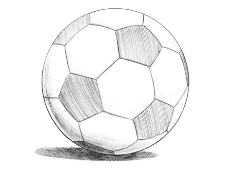 Soccer Ball Drawing Step By Step