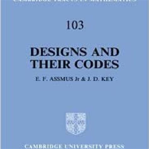 Stream Episode ⚡pdf Download Designs And Their Codes Cambridge Tracts In Mathematics Series By