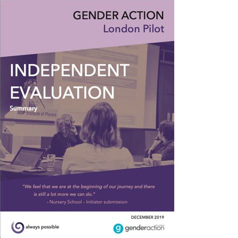 Gender Action London Pilot Independent Evaluation Gender Action