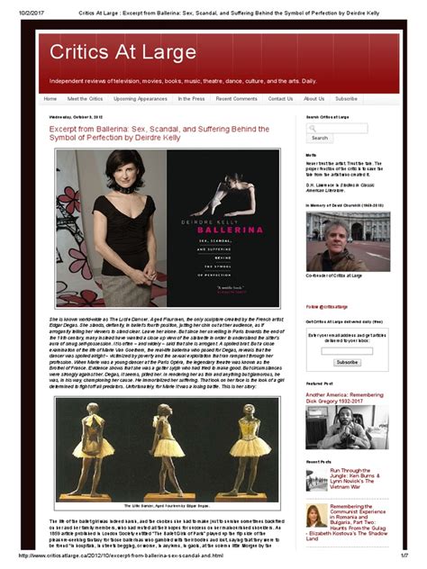 Critics At Large Excerpt From Ballerina Sex Scandal And Suffering