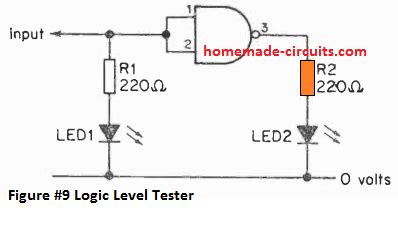 Simple Circuits Using IC NAND Gates Homemade Circuit Projects