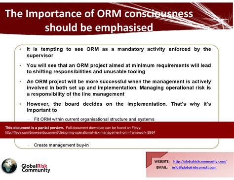 Ppt Designing Operational Risk Management Orm Framework 48 Slide