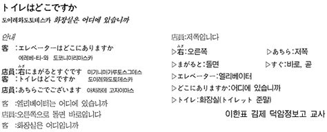 회화 삼국지 관광 일본어 화장실은 어디에 있습니까