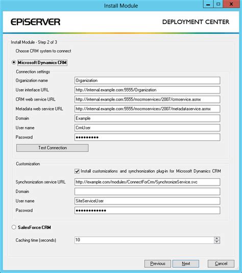 installation instructions episerver 7 connect for crm