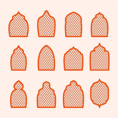 Premium Vector Muslim Frame Pattern