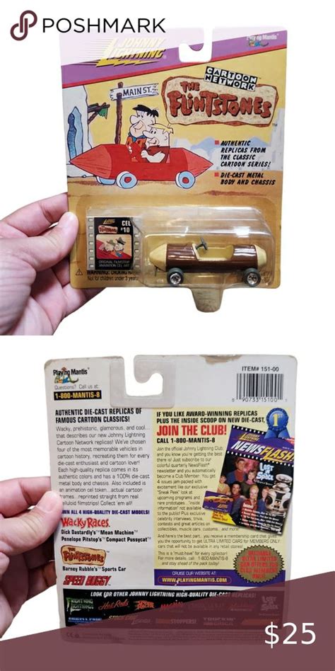 1998 Cartoon Network Johnny Lightning The Flintstones Barney Rubbles Sports Car In 2023 1998 Cartoon Network Johnny Lightning The Flintstones Barney Rubbles Sports Car In 2023