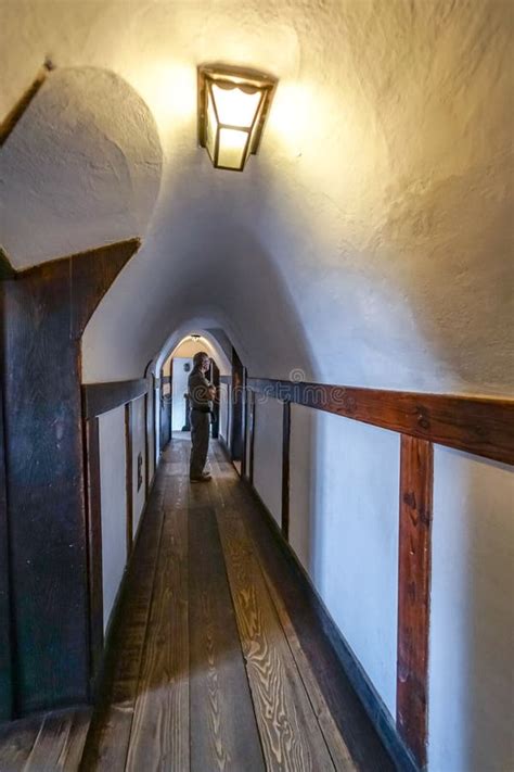 Secret Passage At Bran Castle Romania Editorial Photo Image Of