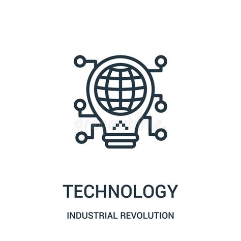Technology Icon Vector From Industrial Revolution Collection Thin Line Technology Outline Icon