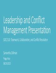 Effective Conflict Management Strategies For Teamwork And Course Hero