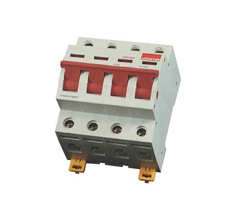 Cpd1254 Contactum 4 Pole Isolator Switch 125a Maximum Current Rs