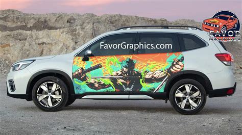 Roronoa Zoro Car Door Vinyl Wrap Decal Sticker Favor Graphics