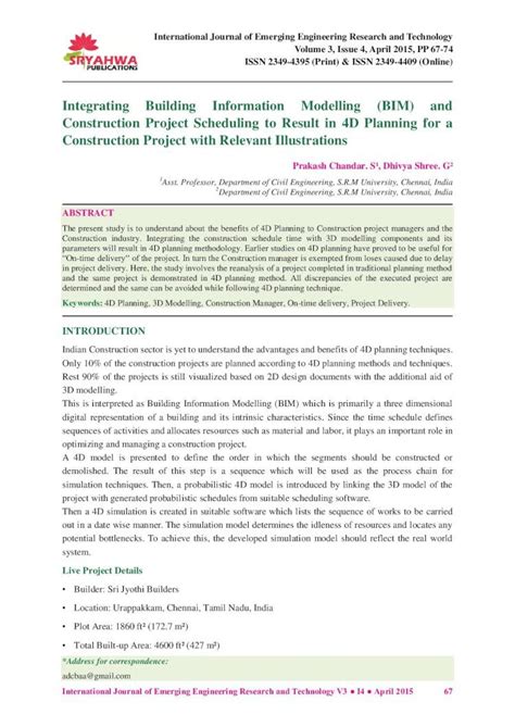 Pdf Integrating Building Information Modelling Bim And · G Integrating Building