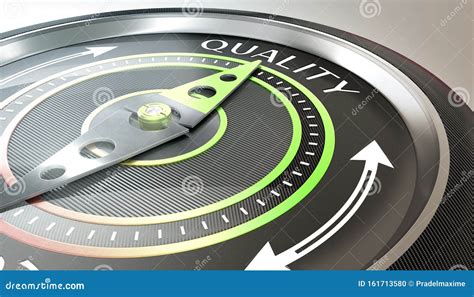 Quality Concept Compass Stock Illustration Illustration Of Achievement 161713580
