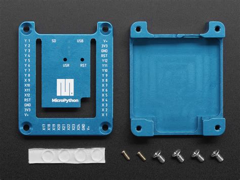 MicroPython Pyboard Anodized Housing With Open Lid ID Adafruit Industries