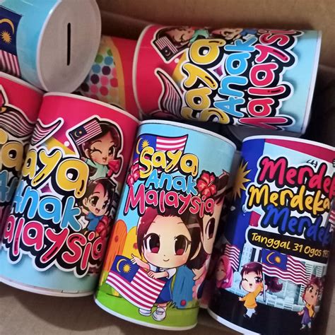 Tabung Duit Customised Design Free Shopee Malaysia