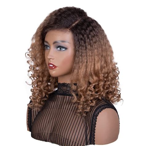 Fashion Idol Lace Front Afro Big Hair Wig For Black Women Short Big