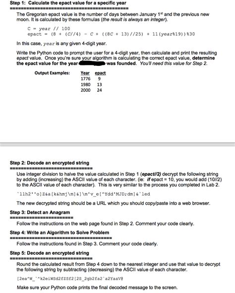 Solved Program Components Your Program Should Perform The