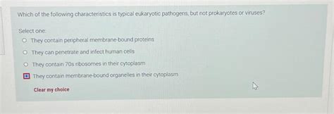 Solved Which Of The Following Characteristics Is Typical