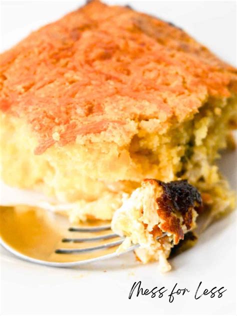 Chicken Cornbread Casserole Recipe Mess For Less
