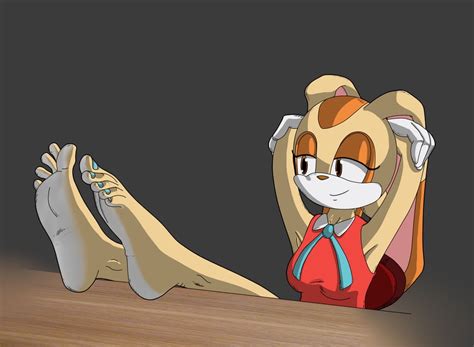 Cream The Rabbits Sexy Feet Tease Edited Face By Coolduder456 On Deviantart