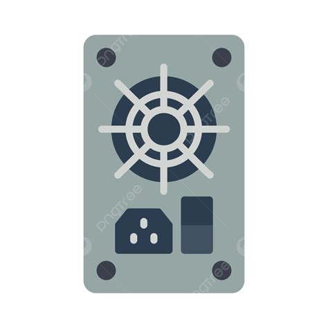 Power Supply Flat Icon Vector Power Supply Technology Png And Vector