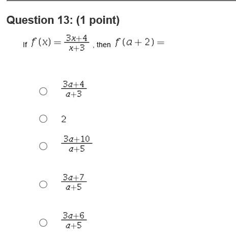 Solved Question Point If F X X X Then F A Chegg Com
