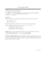 CS111 Practice Quiz 2 Compute Modulo Operations And RSA Course Hero