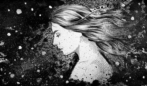 Ink Sketch Texture Given By Sponge And Toothbrush R Drawing