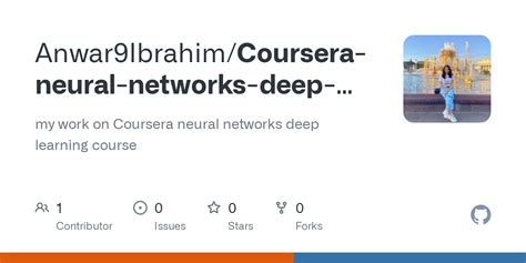 Github Anwar9ibrahimcoursera Neural Networks Deep Learning My Work
