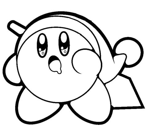 Coloriage Kirby Souriant Coloriages Kirby Coloriages Pour Enfants The Best Porn Website
