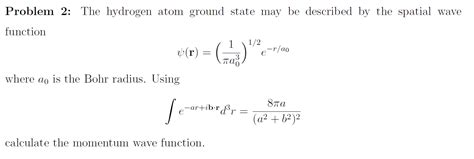 The Momentum Wave Function For The Hydrogen Atom